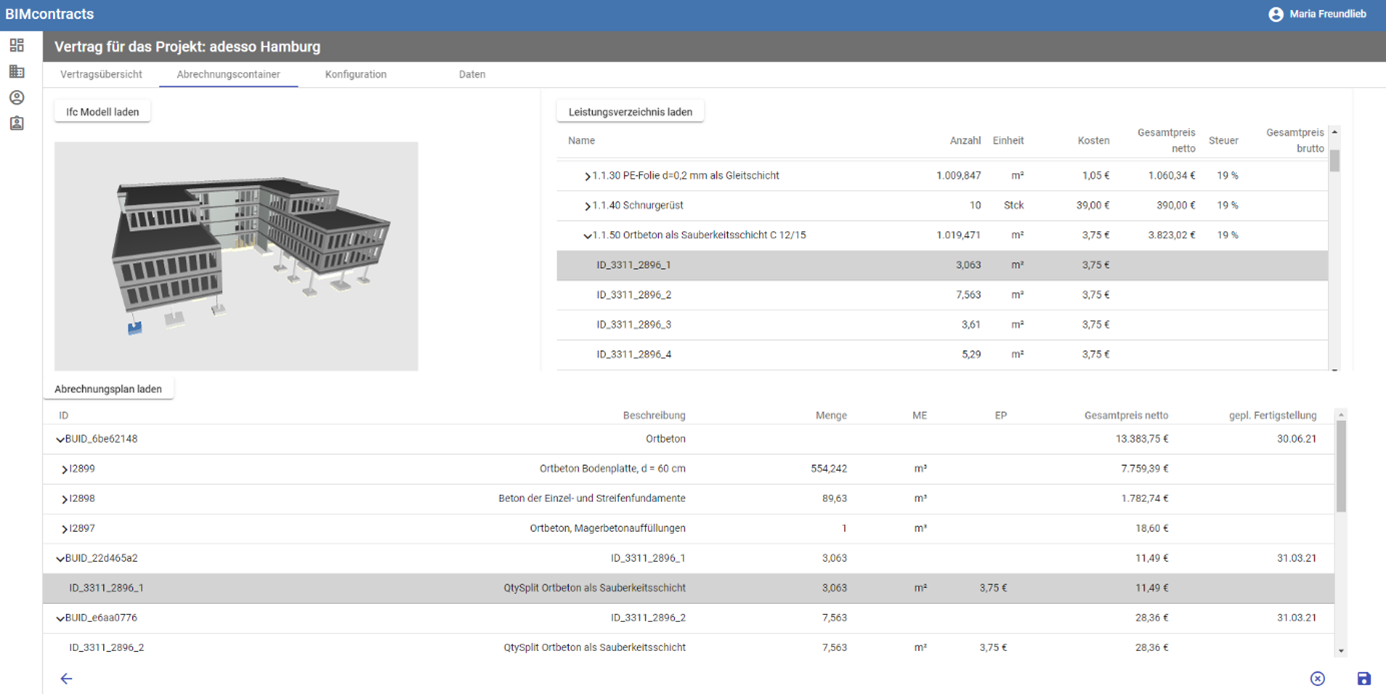 BIMcontracts. Automatisiertes Zahlungs- und Vertragsmanagement im ...
